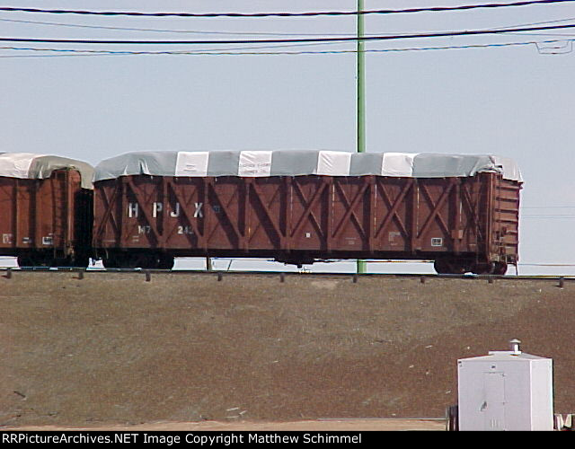 Covered Wood Chip Car